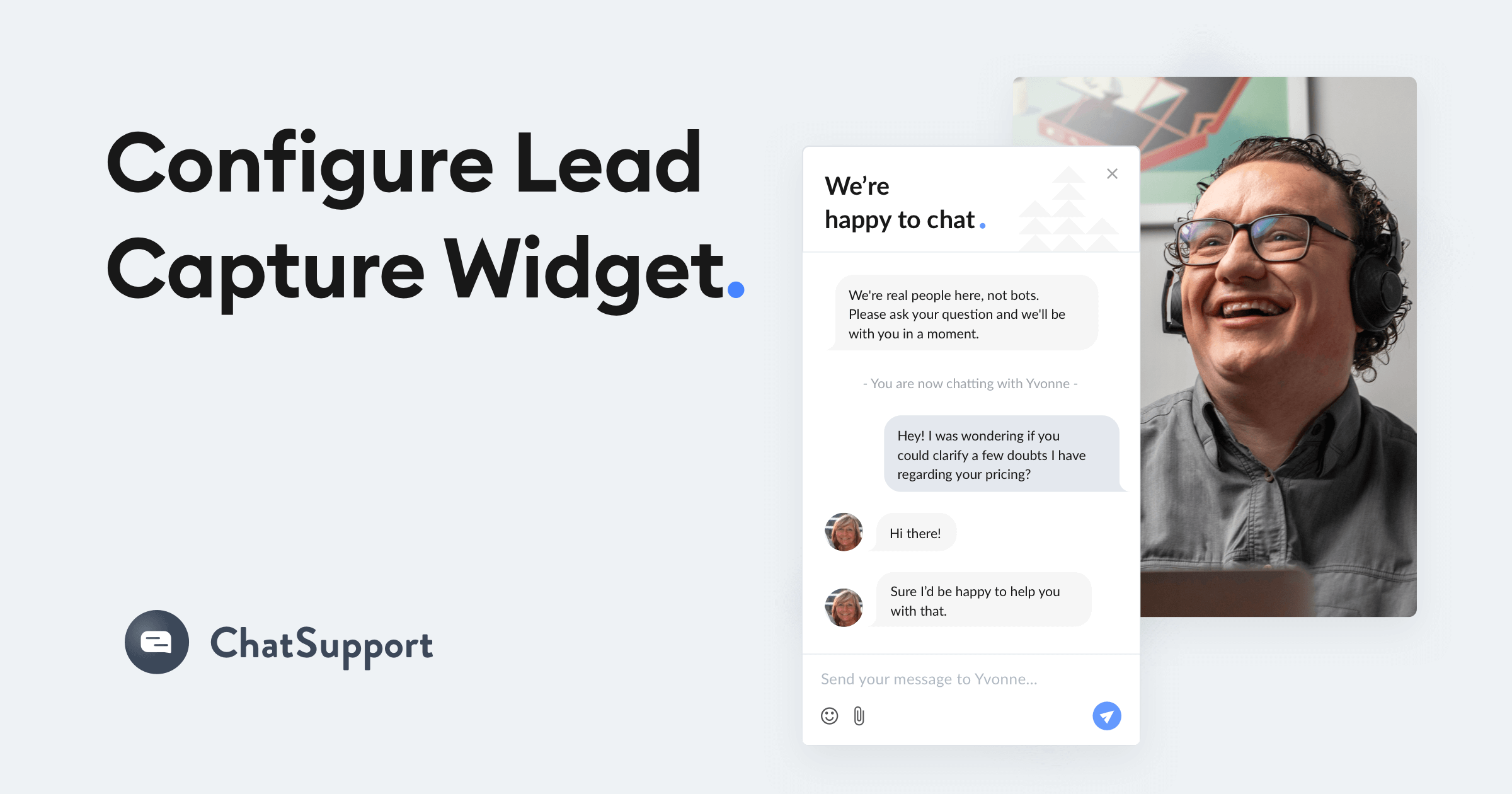 Configure Lead Capture Widget - ChatSupport.co