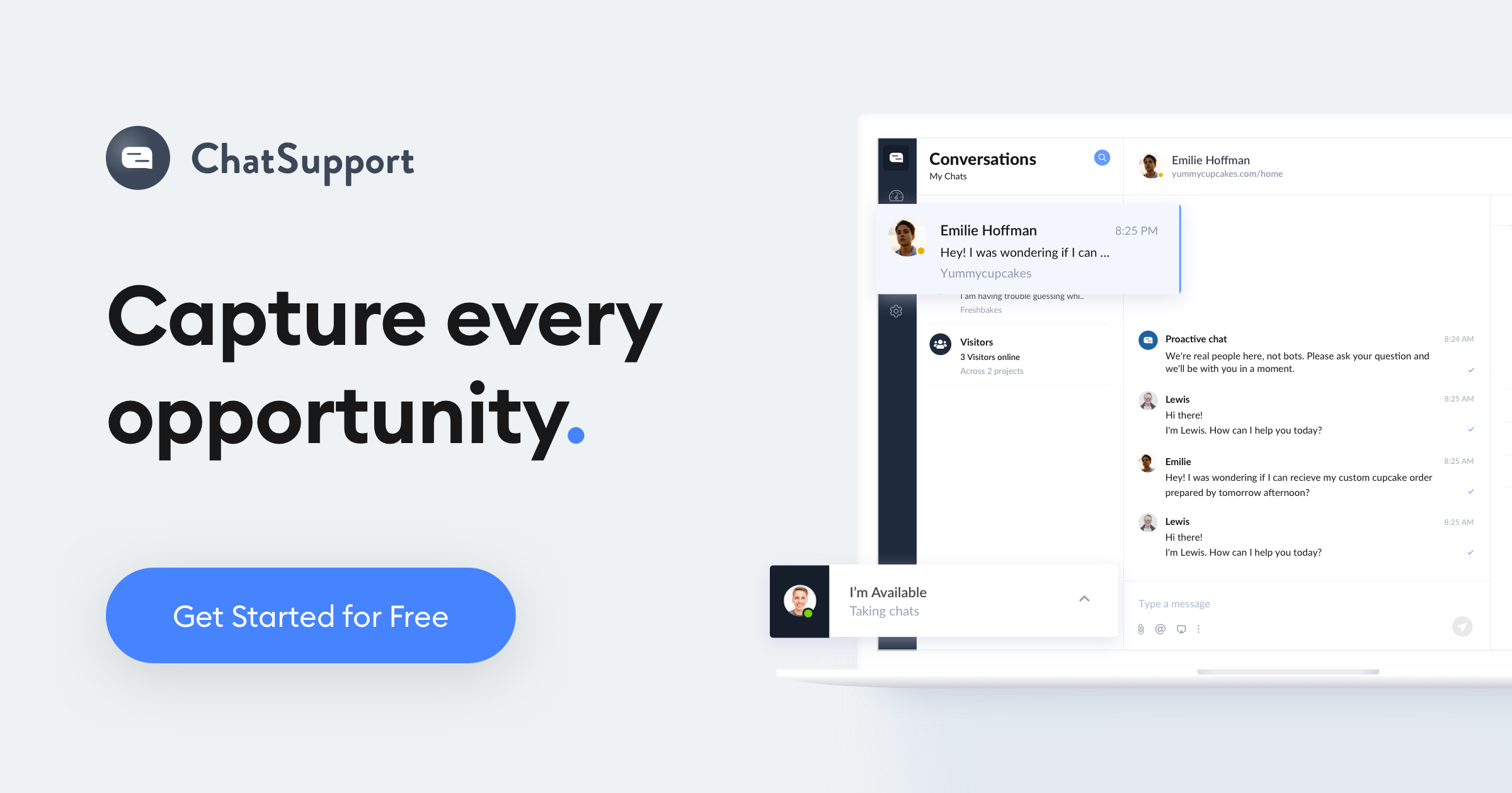 Free Live Chat Software - Customer Support Tool For Websites | ChatSupport